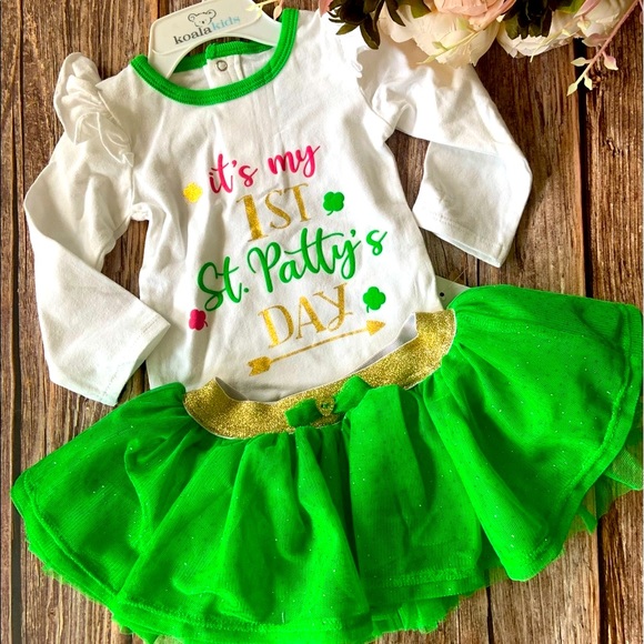 Koala Kids | Matching Sets | Nwt Kiss Me Im Irish Koala Kids 3 Months ...